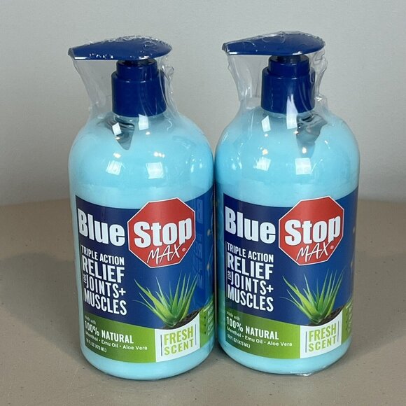 Blue Stop Max | Skincare | 2x Blue Stop Max Muscle Joint Relief Gel For ...